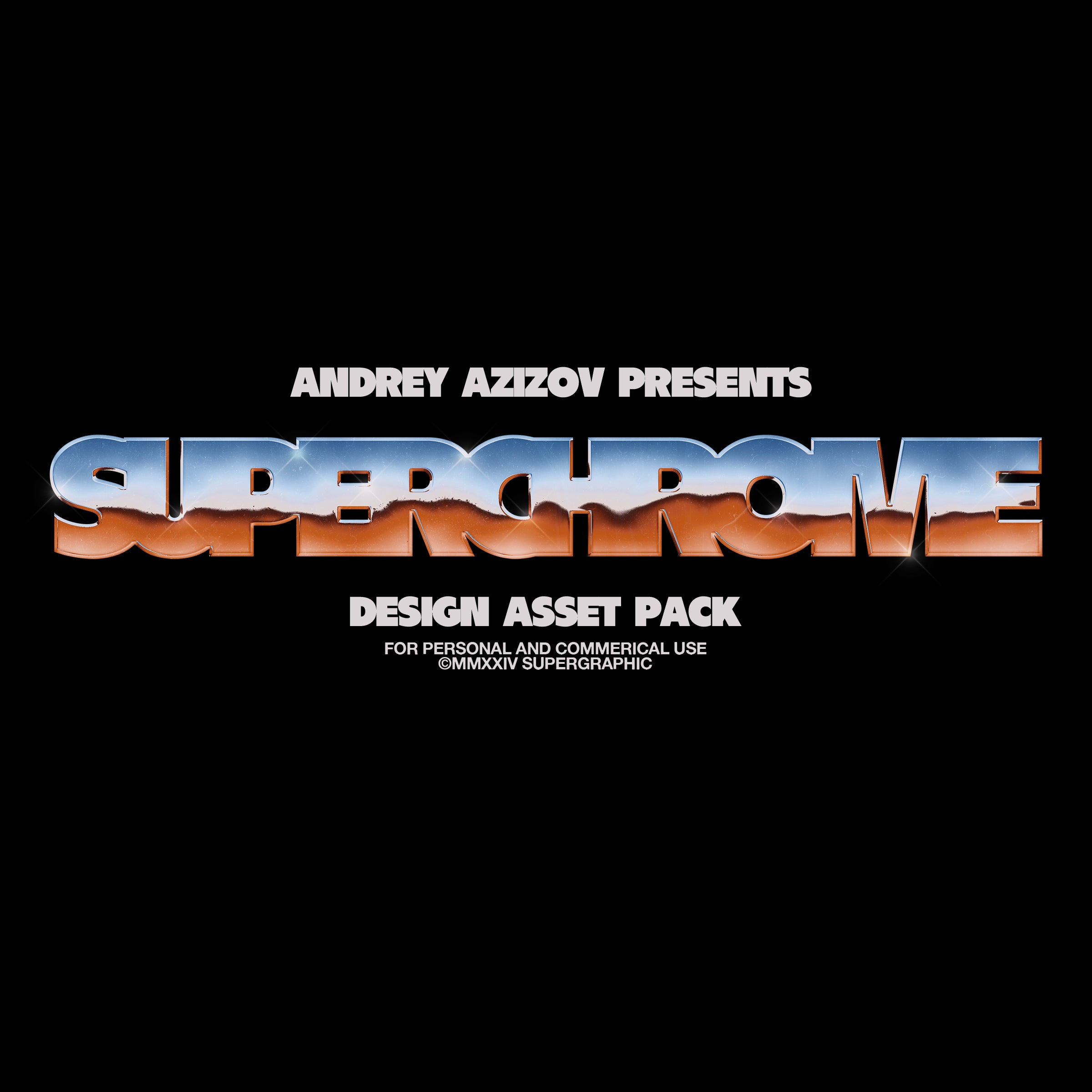 Superchrome - Chrome Asset Design Pack – supergraphic.co